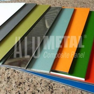 China 3mm AA3003 PE Aluminum Composite Panel Printing Mirror Surface for sale