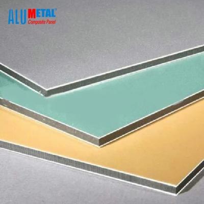 China Brushed PVDF Aluminium Composite Panel 4mm 0.3mm Aluminum Wall Panels for sale