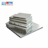China Alumetal Silver Mill Finished Aluminum Honeycomb Core Sandwich Panel For Solar Industry for sale