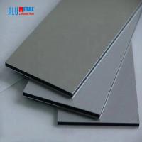 China Alumetal Brushed Building Materials Interior ACP Wall Decorative Paneling Matte Color for sale