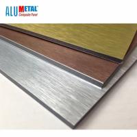 China Alumetal Brushed Building Materials Interior ACP Wall Decorative Paneling Matte Color for sale