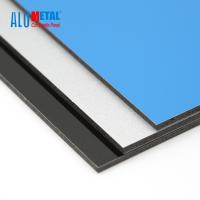 China 4mm LDPE Core PE Aluminum Composite Panel ACP Sheet Fireproof Door Decoration 1500mm for sale