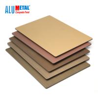 China 600mm 0.06mm Aluminum Composite Metal Panels Acp Sheet For Wall Anti Bacterial for sale