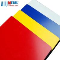 China 0.4MM 1250mm Fire Rated Aluminium Composite Panel PE Painted Black Acp Sheet AA3003 for sale