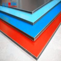 China 6mm Exterior Mirror ACP PVDF Aluminum Composite Panel Sheet AntiStatic Surface for sale