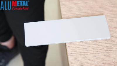 China 1220MM ACM Exterior Fire Retardant Aluminium Composite Panel 4MM Light Antibacterial SGS for sale