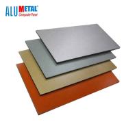 China 4mm 1250mm Plastic Aluminum Composite Sheet Material Panels Spectrum AA3003 for sale