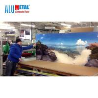China 1250mm 8mm PE Aluminum Composite Panel Aluminium Board Panel Mirror Surface AA3003 for sale