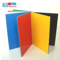China 1500mm Facade Mirror Aluminium Composite Material Panel LDPE Core 10mm for sale