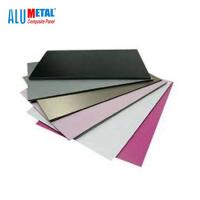 China 0.5mm PE Facade Aluminium Composite Panel Anodized Surface Fire Rated Acp Sheets 2mm for sale