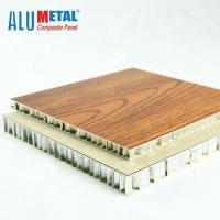 China Alumetal lower price wooden  aluminum honeycomb sandwich panel honeycomb metal sheet for sale