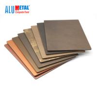 China Antibacterial 4mm ACP Aluminium Metal Composite Panel 1000mm 0.15mm Skin for sale