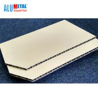 China A2 FR Aluminum Corrugated Panel Sandwich Board 1250mm 4mm Nano Surface for sale
