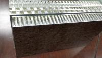 China Composite Wood Stone Honeycomb Panel 100mm Marble Extruded 1575MM Exterior B1 FR for sale