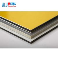 China 2440mm 3mm Pvdf Aluminium Composite Panel Anodized For Exterior Wall for sale