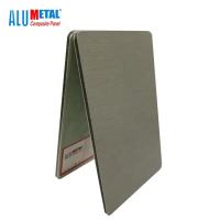 China 3mm Plastic Metal Composite Panel Vmzinc Aluminum Cladding Indoor 0.7mm for sale
