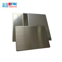 China Mold Proof 5000mm Stainless Steel Aluminium Plastic Composite Panel FEVE 1220mm AA1100 for sale