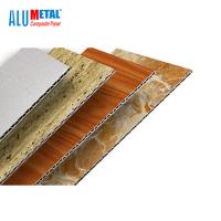 China 3D Exterior Perforated 1220mm Aluminum Corrugated Panel ACM Aluminium Composite Panel 8mm for sale
