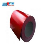 China PVC Coated Trim Coated Aluminum Coil Decoiling 200MM 2600 Mm For Construction for sale