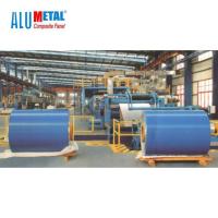 China Color Coated 100mm Prepainted Aluminum Sheet Coil H112 Punching 2200mm for sale