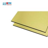China 5mm PVC Brushed Aluminum Composite Panel Sheet AA3003 Nacreous for sale