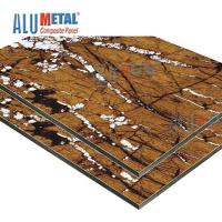 China Marble LDPE 0.70mm PE Aluminum Composite Panel Sheet Acp Wall Cladding Nano 2440mm for sale