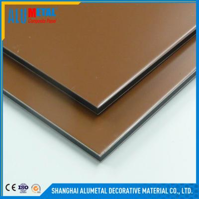 China Architecture PVDF Aluminum Composite Panel 2mm - 6mm For Prefabricated Buildings for sale