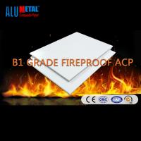 China B1 Grade Fireproof 6mm Aluminum Composite Panels Decorative Aluminum Wall Panels for sale