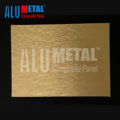 China Durable Aluminium Composite Cladding Panels Fireproof For Facade Decorations for sale