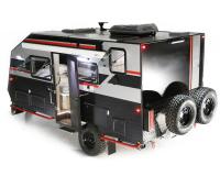 China Large Space Hard Top Caravans For Sale With Solar Panels Spacious Bathrooms Provides Excellent Off-Road for sale