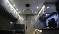 China Luxury Off Road Caravan Camper Van Integrated Sink 3 Burner Hob Home Like Dining for sale