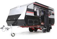 China Luxury Off Road Caravan Camper Van Integrated Sink 3 Burner Hob Home Like Dining for sale