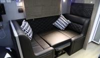 China Luxury Off Road Caravan Camper Van Integrated Sink 3 Burner Hob Home Like Dining for sale