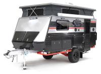China Luxury Off Road Caravan Camper Van Integrated Sink 3 Burner Hob Home Like Dining for sale