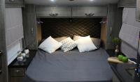China Lightweight Luxury Off Road Camper Trailer Integrated Sink And Spacious Seating Area for sale