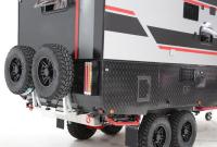 China Lightweight Luxury Off Road Camper Trailer Integrated Sink And Spacious Seating Area for sale