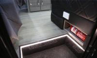 China Luxury Big Hardtop Camp Trailer Motorhome With Toilet Kit Aluminum Spread Panel Air Conditioner Solar Panel for sale