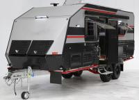 China Small Off Road Hard Top Camper Trailer Spacious Bathroom Interior Space for sale