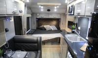 China Small Off Road Hard Top Camper Trailer Spacious Bathroom Interior Space for sale