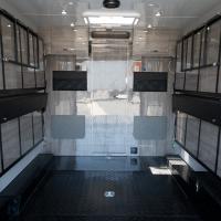 China European Style Windows Hardtop Camp Trailer Aluminum Sprawl Panel R16 Foam Insulation 30 Ft 25 Ft for sale