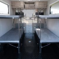 China European Style Windows Hardtop Camp Trailer Aluminum Sprawl Panel R16 Foam Insulation 30 Ft 25 Ft for sale