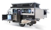 China Small Hard Top Campers For Sale With LED Lights Manual Awnings Safety Locks for sale