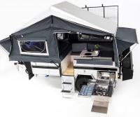 China Rugged Tent Trailer Camper With Powerful Independent Suspension System for sale