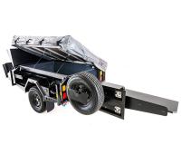 China Travel Luxury Rv Trailer Aluminum Hospitality Convenient Secure Event Accommodation Full Kitchen for sale
