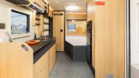 China Lightweight Rv Trailers For Sale Interior Material Fully Covered Fire Protection Road Trailer for sale