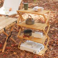 China Outdoor Folding Shelves Storage Wooden Solutions Practical for sale