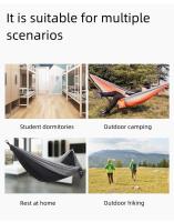China Comfortable Hammock Hanging Chair Portable Outdoor Hammock Hanging Chair In A Variety Of Colors Structure for sale
