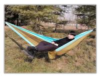 China Recycled Lightweight Parachute Fabric Material Outdoor Hammock Hanging Chair Portable Folding Hammock Design for sale