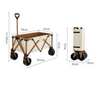 China Outdoor Camper Carts Small Carts Outdoor Dinners Camping Carts Portable Folding Gathering And Camping Campervan for sale