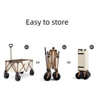 China Outdoor Camper Carts Small Carts Outdoor Dinners Camping Carts Portable Folding Gathering And Camping Campervan for sale